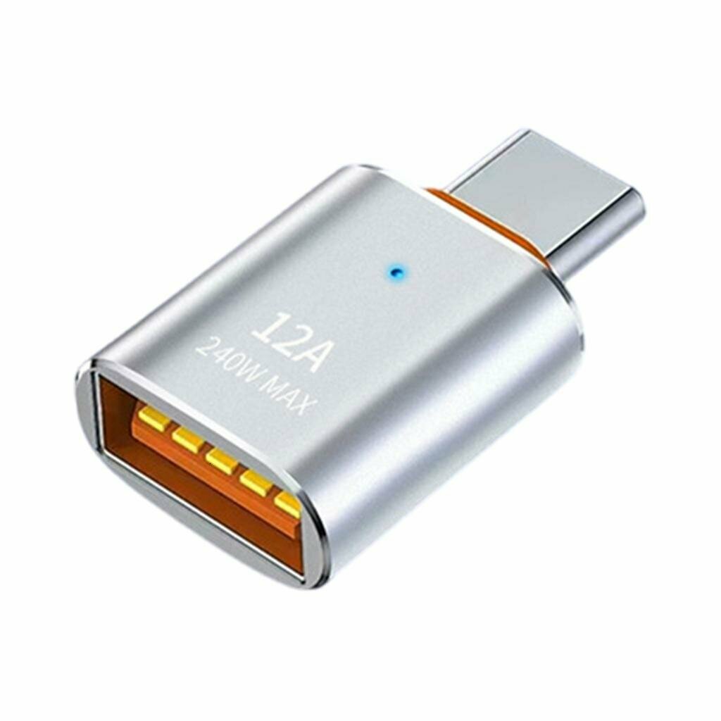 Адаптер USB-C — USB 2.0, Серебро