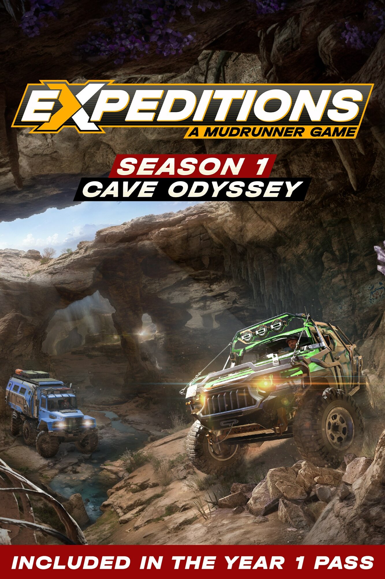Expeditions: A MudRunner game - Season 1: Cave Odyssey (Windows) — Season 1 Cave Odyssey (windows) — дополнение (DLC) — дополнение (DLC) для Xbox / Microsoft Store · PC · цифровой ключ · нужна базовая