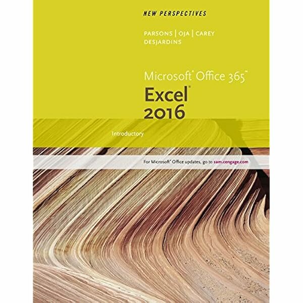 New Perspectives Microsoft Office 365 & Excel 2016: Introductory，Reprinted paperback book