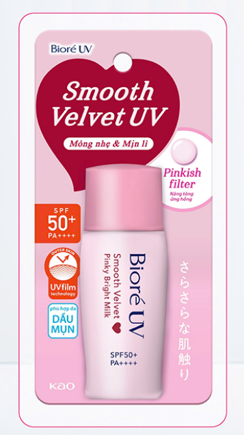 BIORE UV Солнцезащитная эмульсия Гладкость кожи SPF50 30 мл
