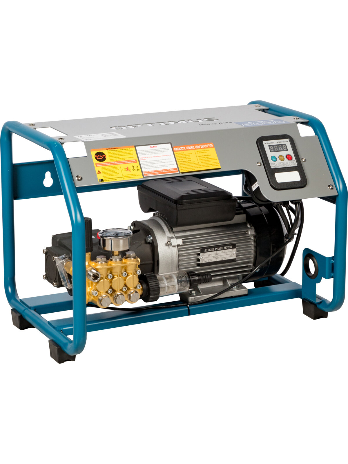Профессиональный стационарный аппарат высокого давления, 220V; 3,2KW; 150 bar; 2850 об/мин. OPT-HPW3200S