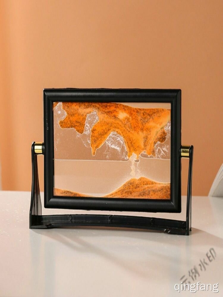 3D Песчаный пейзаж в движении