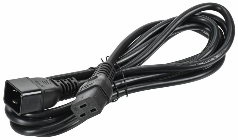Кабель электропитания PDU 3х1.5 3м с разъемами С19-C20 ITK PC-C19C20-3M