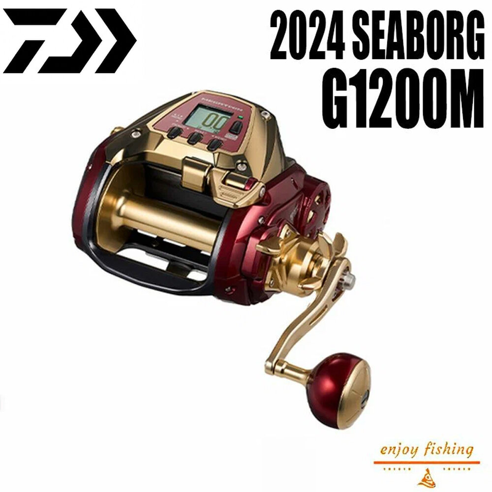 DAIWA 2024 Seaborg G1200M Под правую руку электрическая рыболовная катушка для морской и глубоководной рыбалки