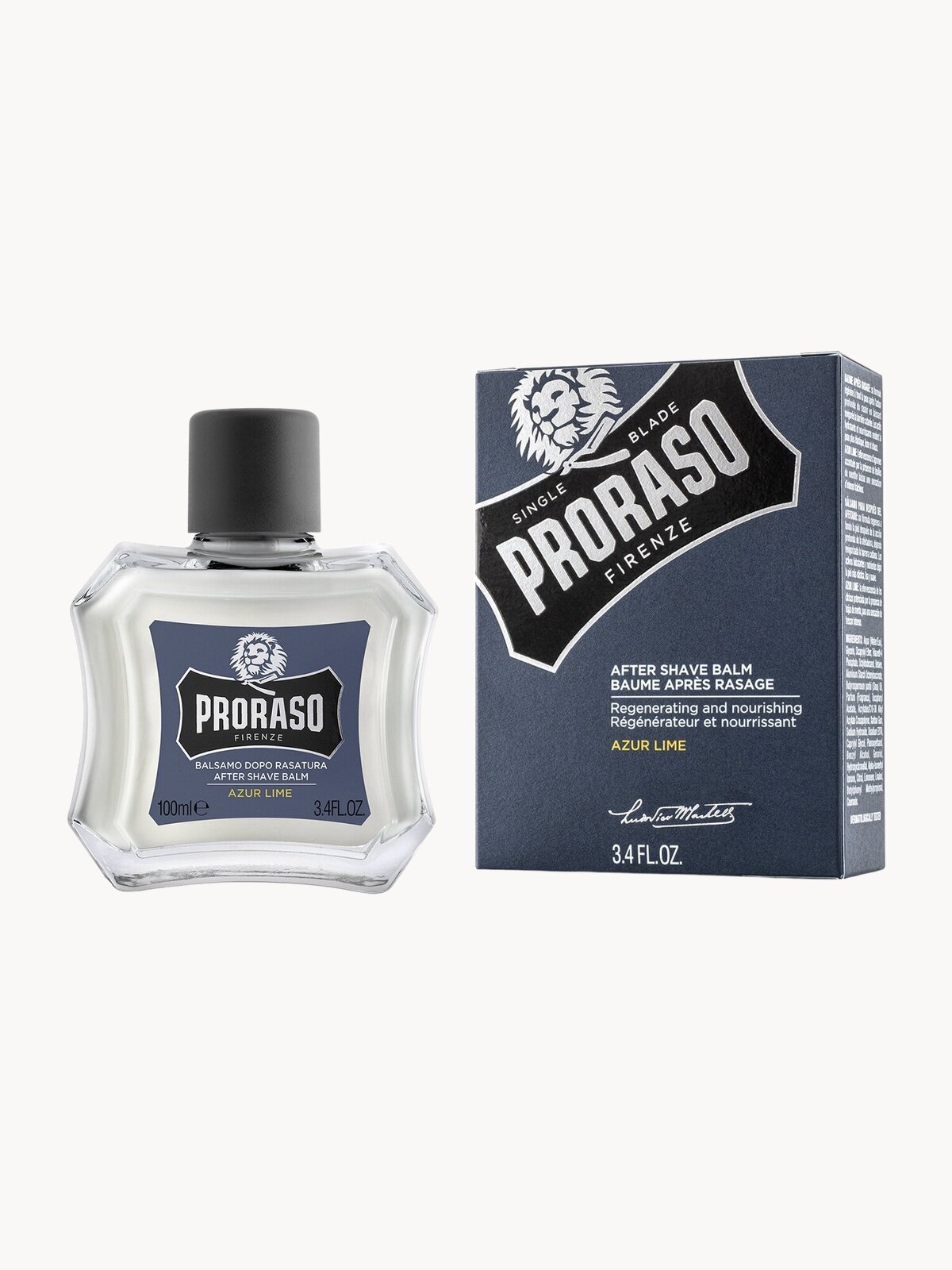 Бальзам после бритья Single Blade Azure Lime Proraso, 100 мл