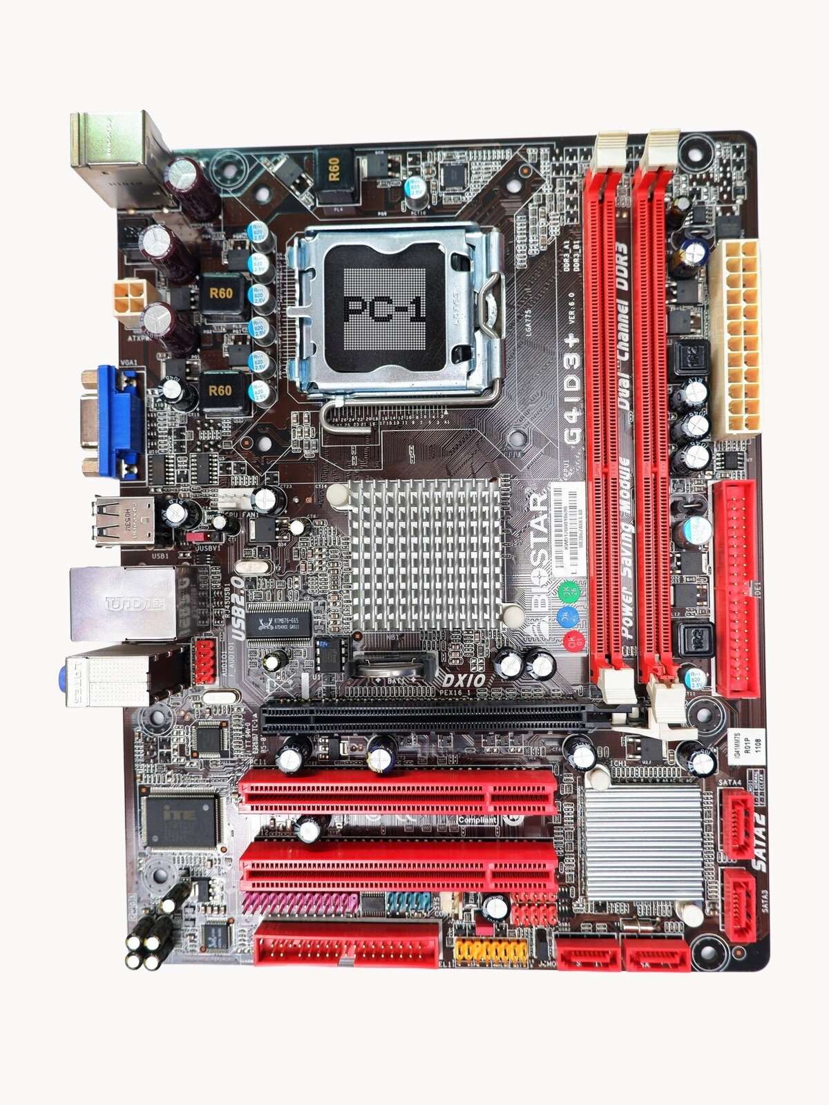 Материнская плата Socket LGA775 Biostar G41D3+ Ver. 6.0 ntel G41 2хDDR3 слот 16x PCI-E D-Sub LAN MicroATX