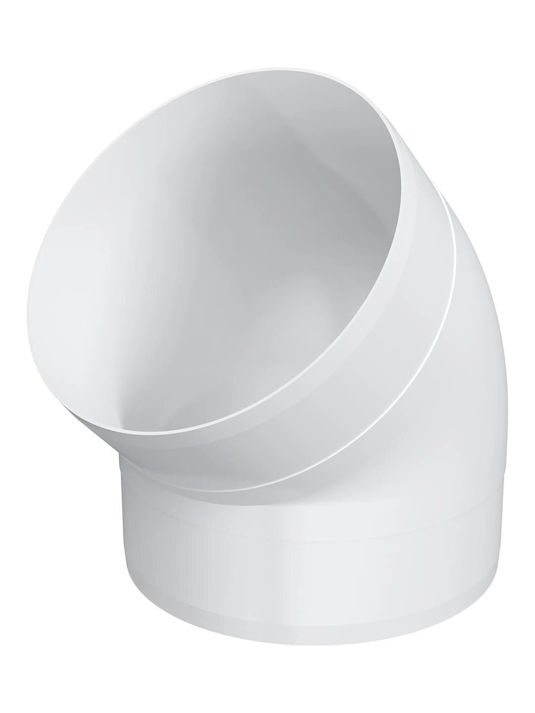 Отвод для круглого канала ПВХ ERA 16ККП45°, диаметр 160 мм, 45 град.