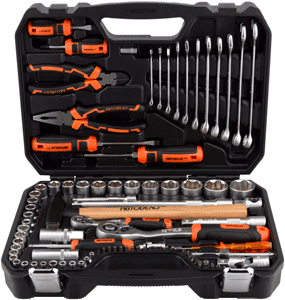 Набор инструмента 90 пр. 1/2" 1/4" 6 гр. АвтоДело Professional