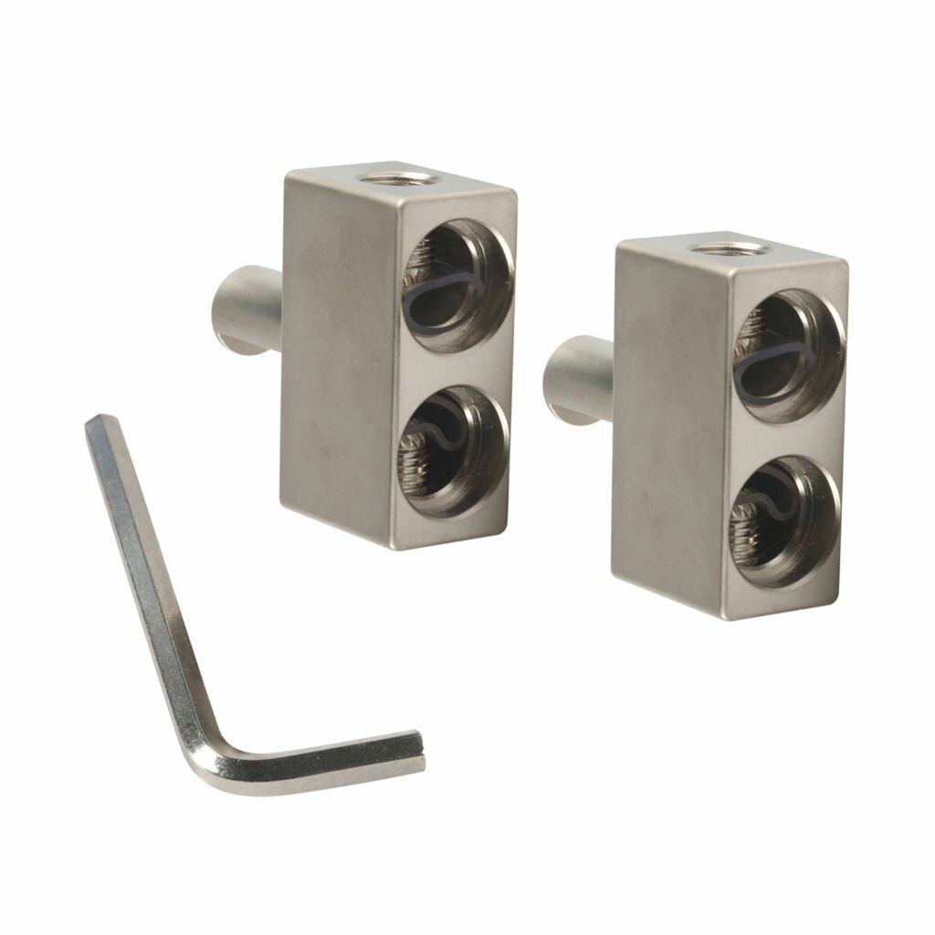 Специнструмент для авто, разъем усилителя автомобильной аудиосистемы - терминал питания большой мощности с двумя отверстиями, 1 комплект