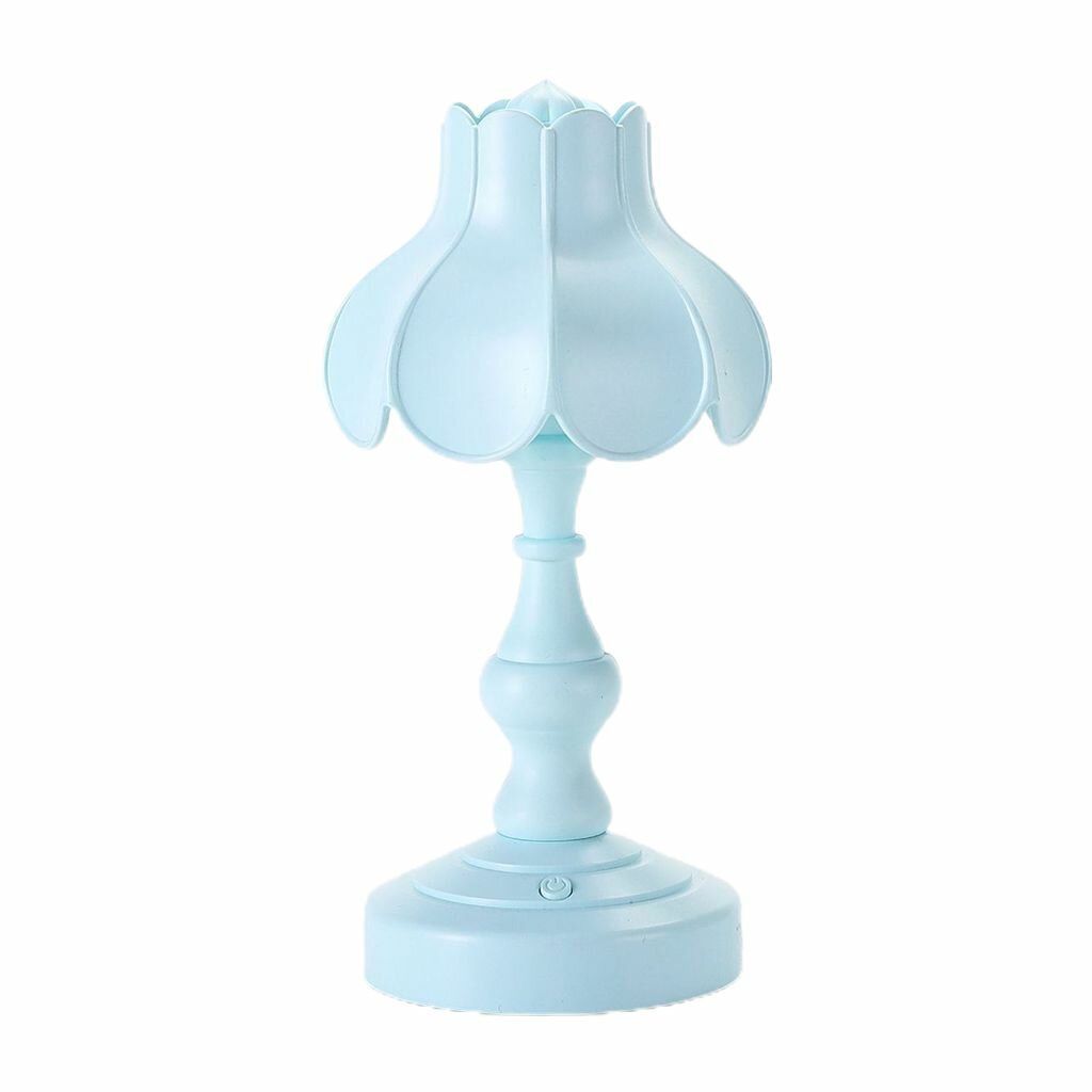 Настольная лампа Lotus LED, темно-синий