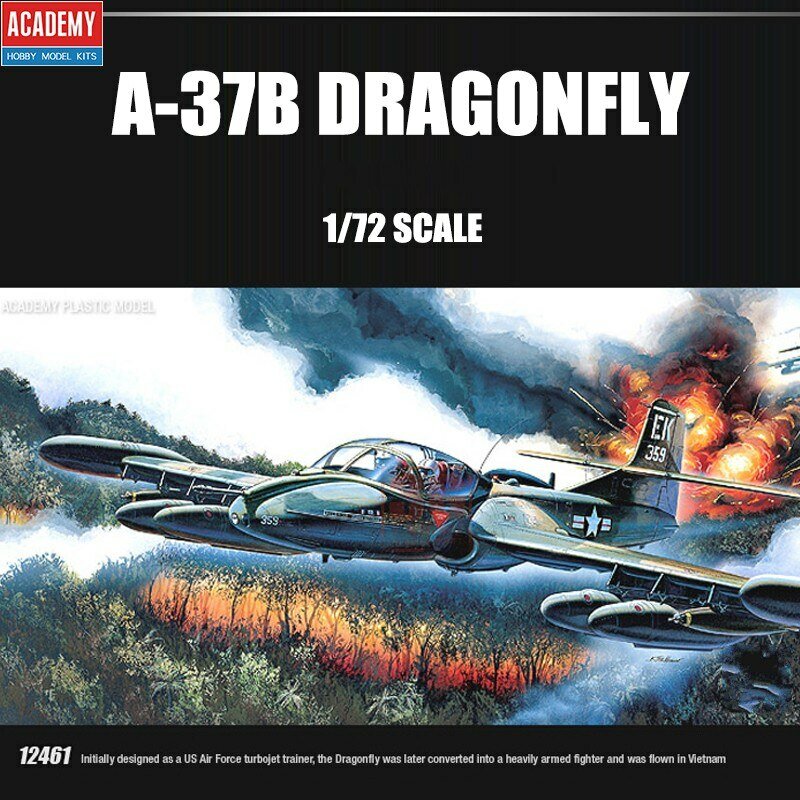 Сборная модель "Самолёт A-37B Dragon Fly" (1:72), артикул 12461