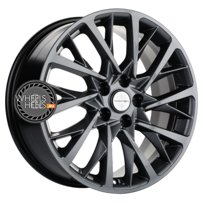 Диск автомобильный литой Khomen Wheels KHW1804 (Geely Atlas/Atlas Pro/Lifan Myway) 18x7.5 5x114.3 et45 dia60.1 Gray