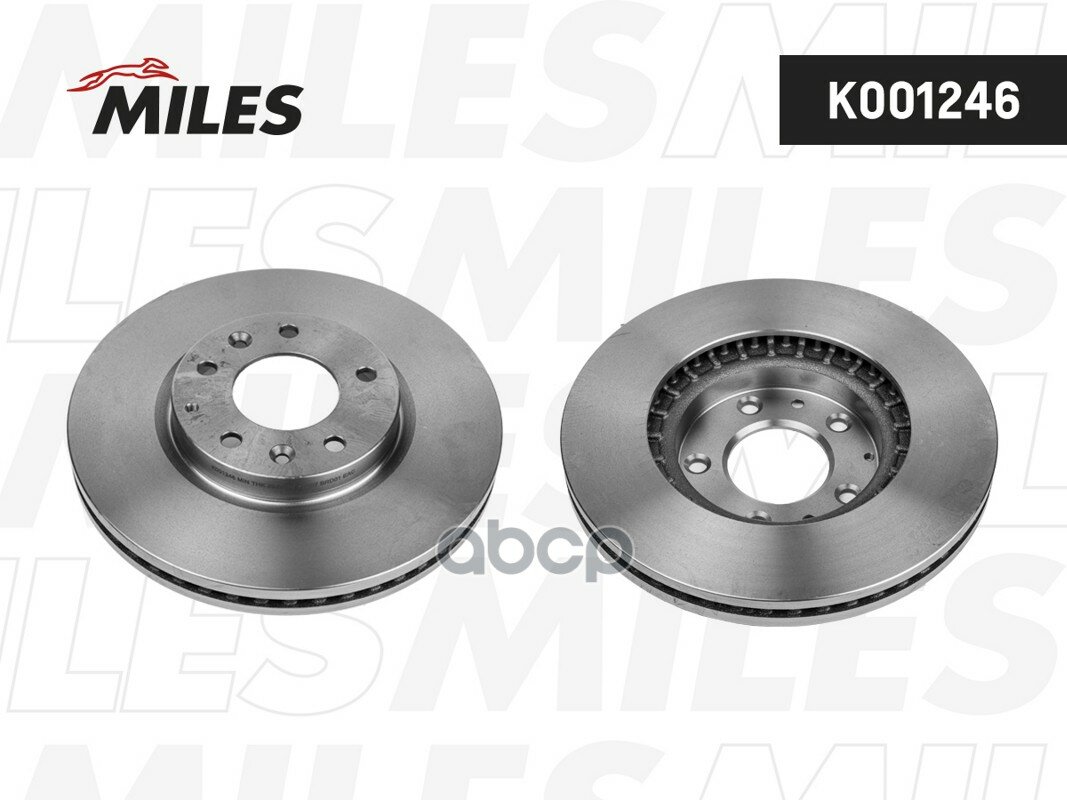 Диск тормозной передний MAZDA CX-7 06-/CX-9 07- (TRW DF4958S) K001246 Miles арт. K001246