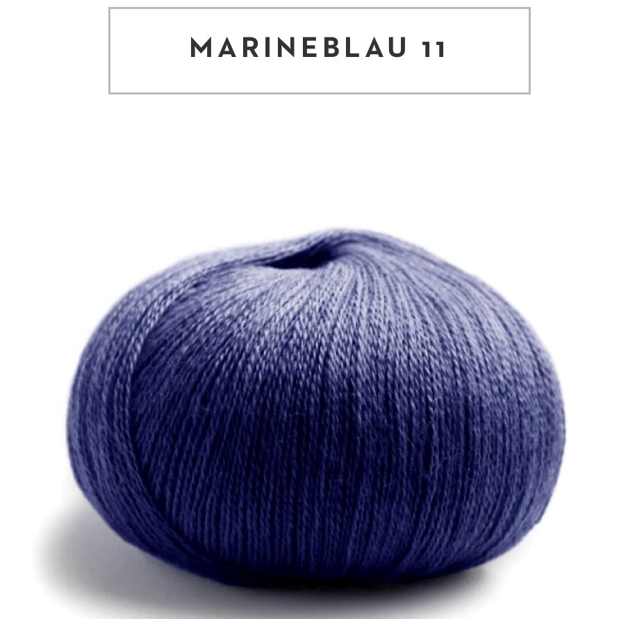 Piura /Пиура/ пряжа Lamana, 100% бэби альпака, 50г/400м (11, marineblau (темно-синий), синий)