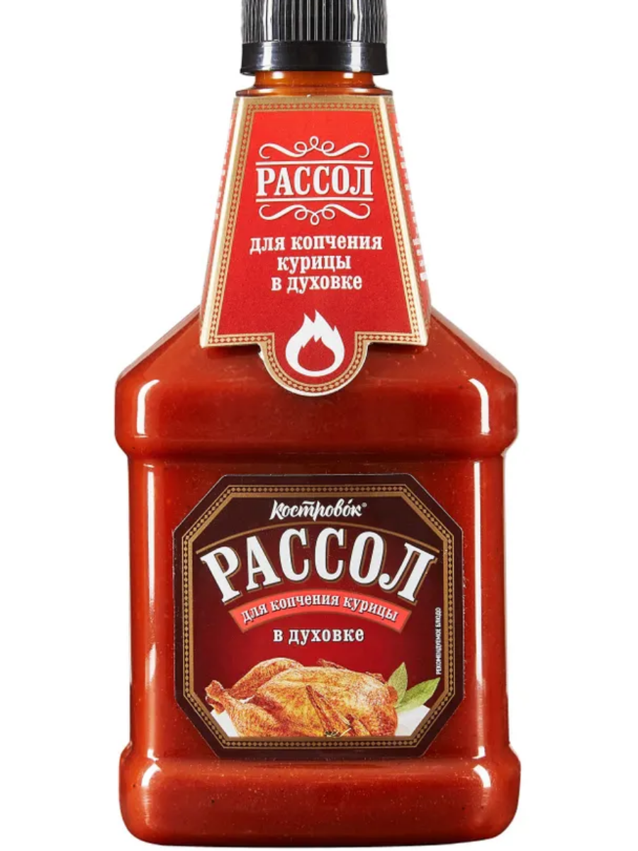 Рассол для копчения курицы в духовке Костровок без консервантов 420 мл