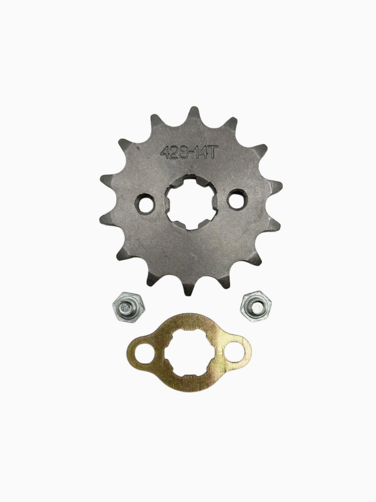 Звезда ведомая 428-14T (+стопорная шайба) на квадроцикл ATV 110-125, YX1P53FMI