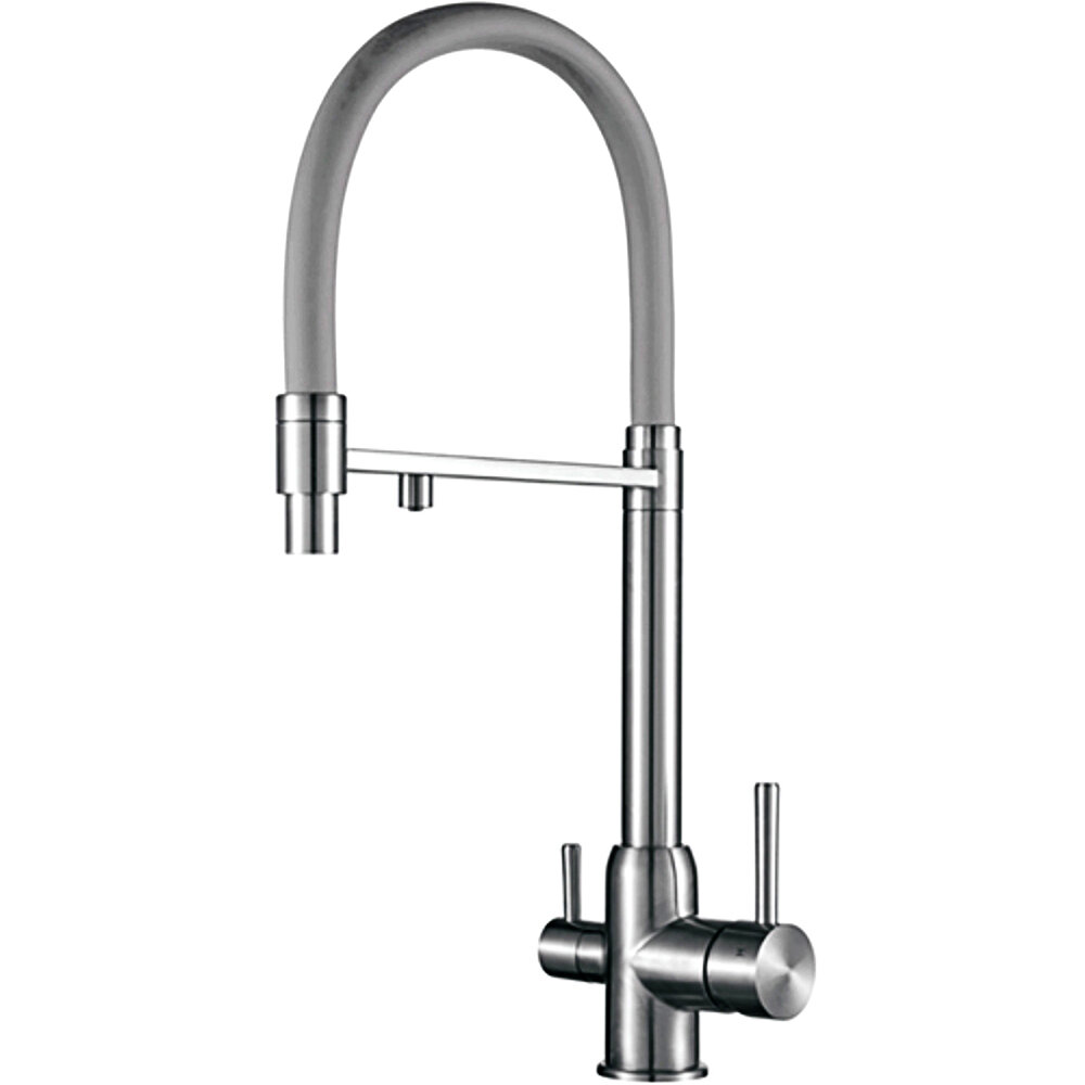 Смеситель для кухни гибкий излив с фильтром для воды Gappo G4399-5