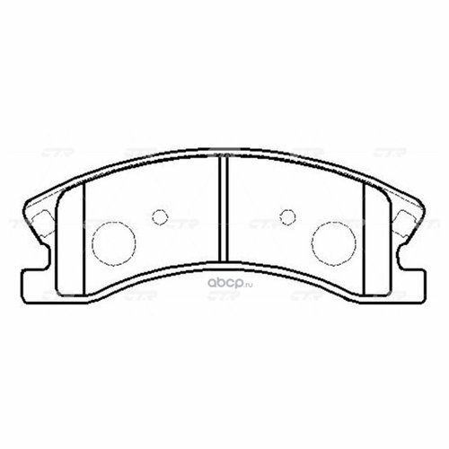Колодки тормозные Ctr GK0103