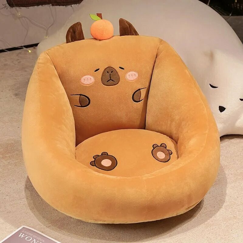 Мягкая игрушка пуф / Капибара/Мягкое кресло Подушка 40cm YZ