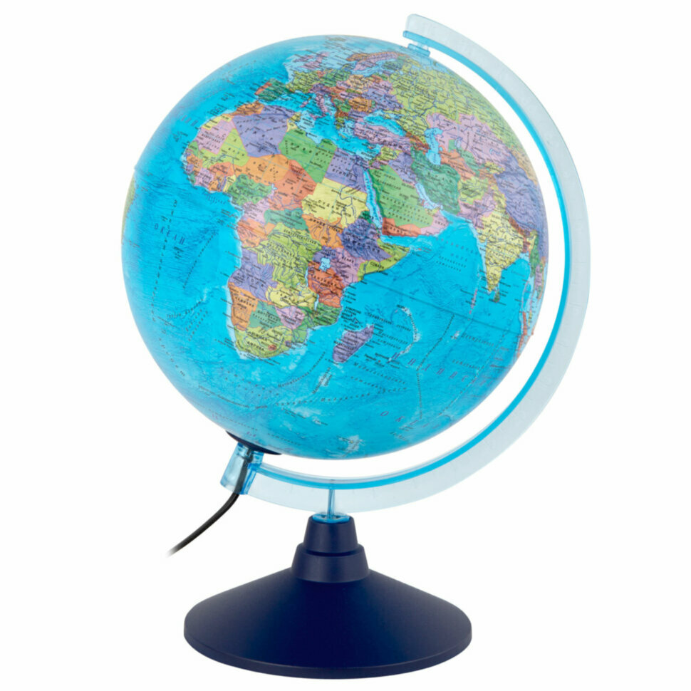 Глобус политический / звездного неба GLOBEN, 25 см, с подсветкой, Ке012500278, 457704