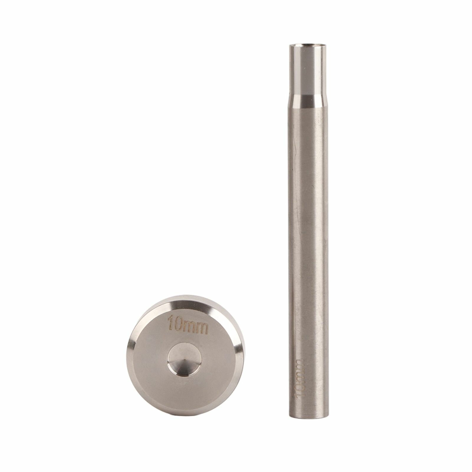 10-миллиметровый двухсторонний пробойник для заклепок и изделий из кожи, устройство для установки пуговиц с прочным базовым комплектом для точной установки и проектов сделай сам