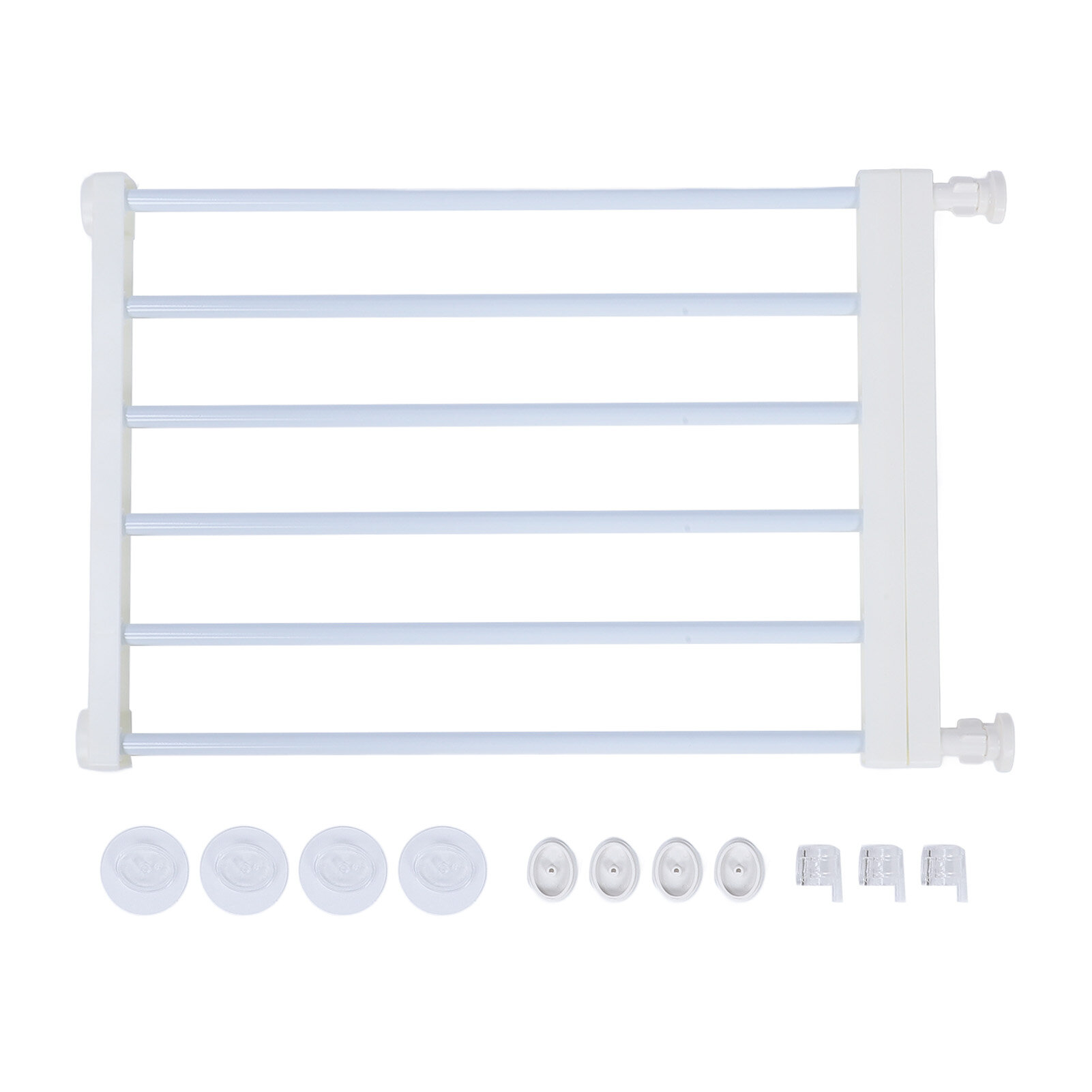 Регулируемые раздвижные ворота для собак высотой 36 см, белые, для прохода через дверь, лестницу, кухню, окно, простая установка