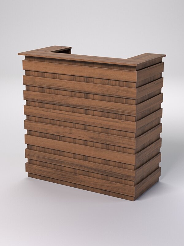 Стойка-Ресепшн №72-1200, Орех. Производитель товара - компания Westcom.