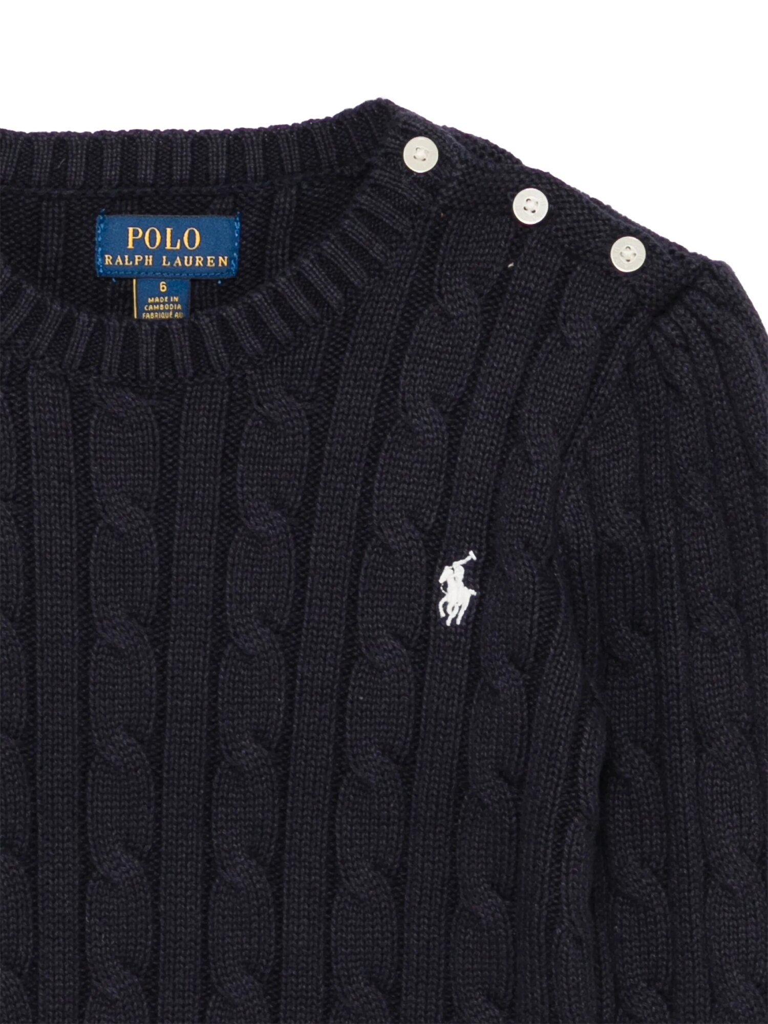 Свитер Polo Ralph Lauren Polo Bear, размер 11 лет, синий — фото 1