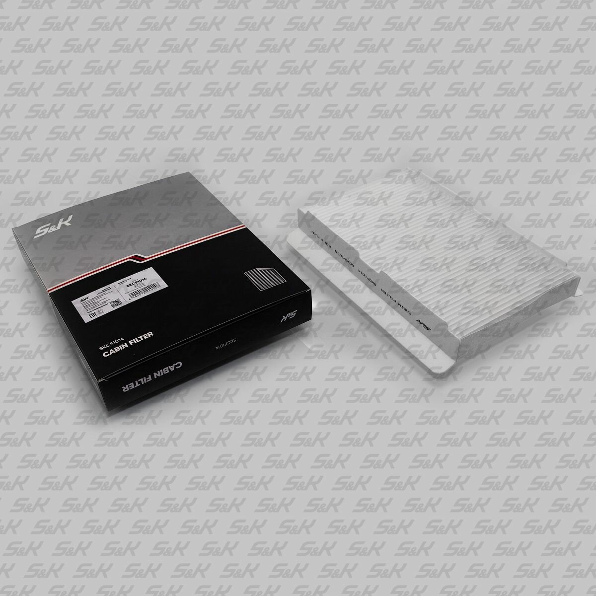 Фильтр салона для Ситроен C3, C4 2002-, Пежо 307, 308 2002- Citroen Peugeot Артикул SKCF1014 производителя S&K