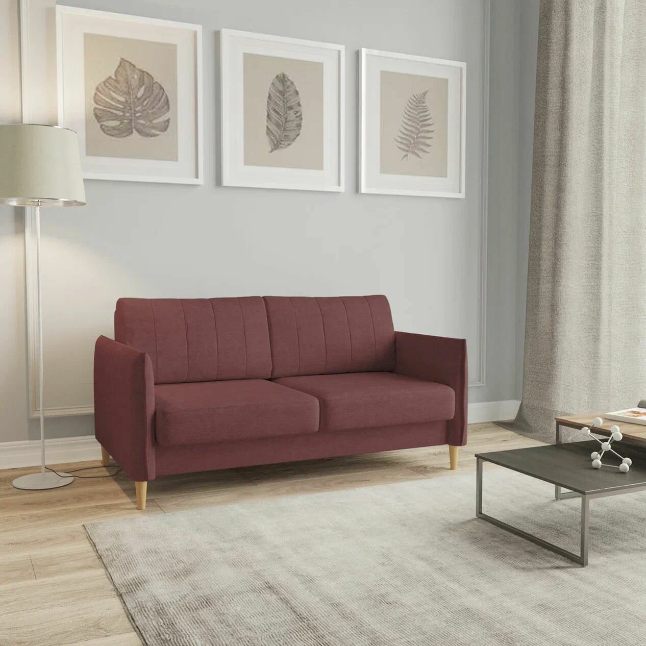 Диван-кровать 2х местный VALENCIA, механизм Пантограф, 162х98х96 см