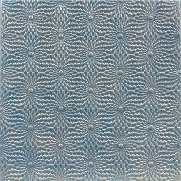 Потолочная плитка "Солнышко" голубой 8 кв. м,32 шт 50см*50см/Экструдированная/Пенопласт