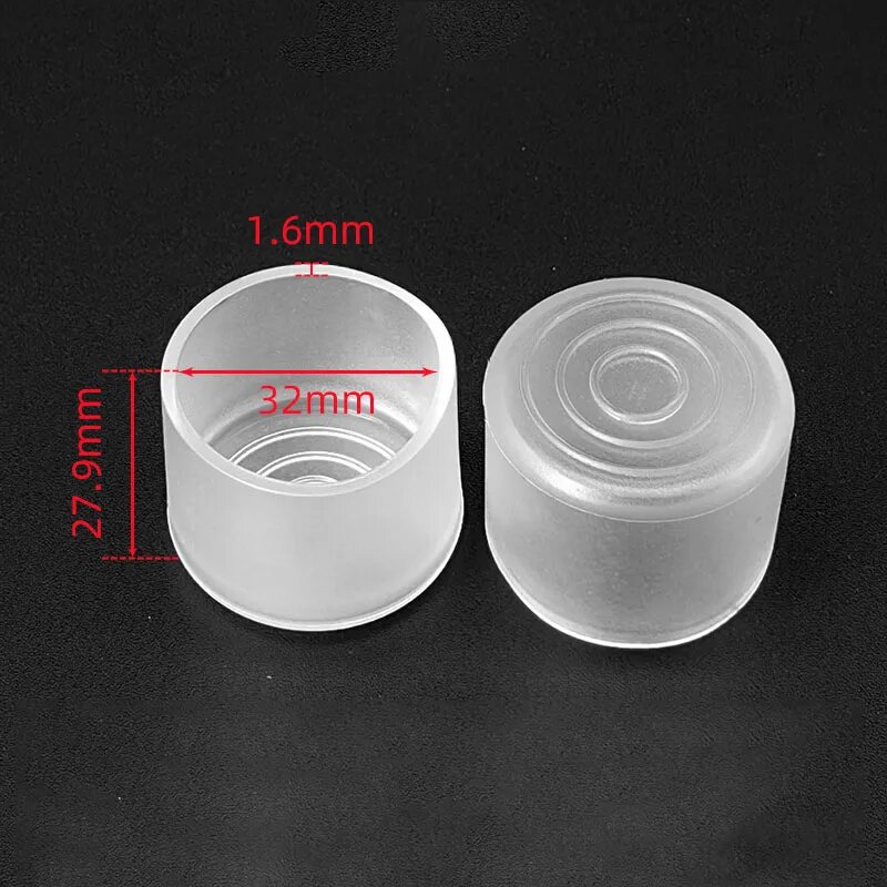 Мебельный стол, наконечник для ног, ножки стула, силиконовая накладка, защитная крышка, прозрачная круглая резиновая заглушка для труб, крышка, защита отверстия для трубки