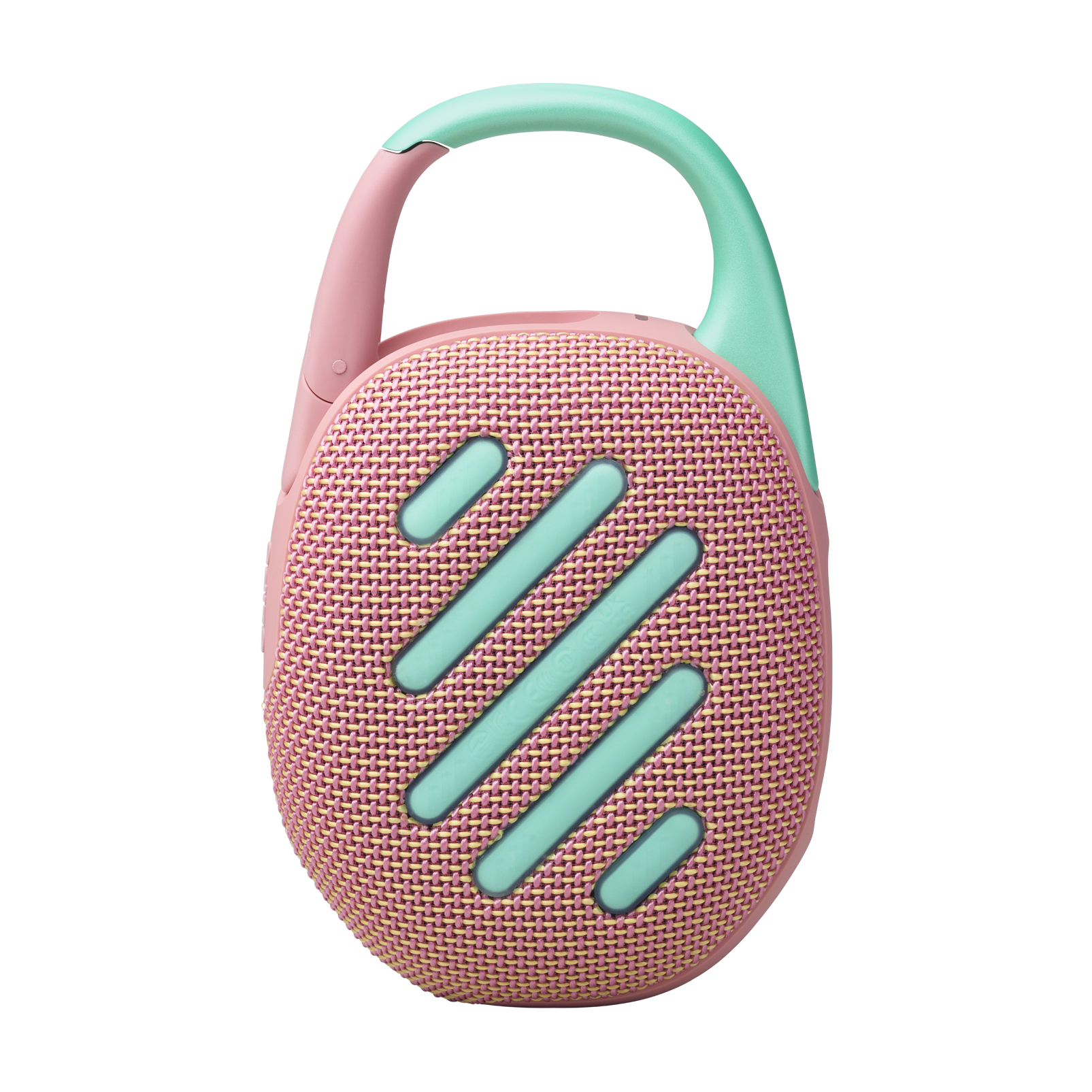 Портативная колонка JBL Clip 5, розовый, до 10 часов работы, влагозащищенная — фото 1