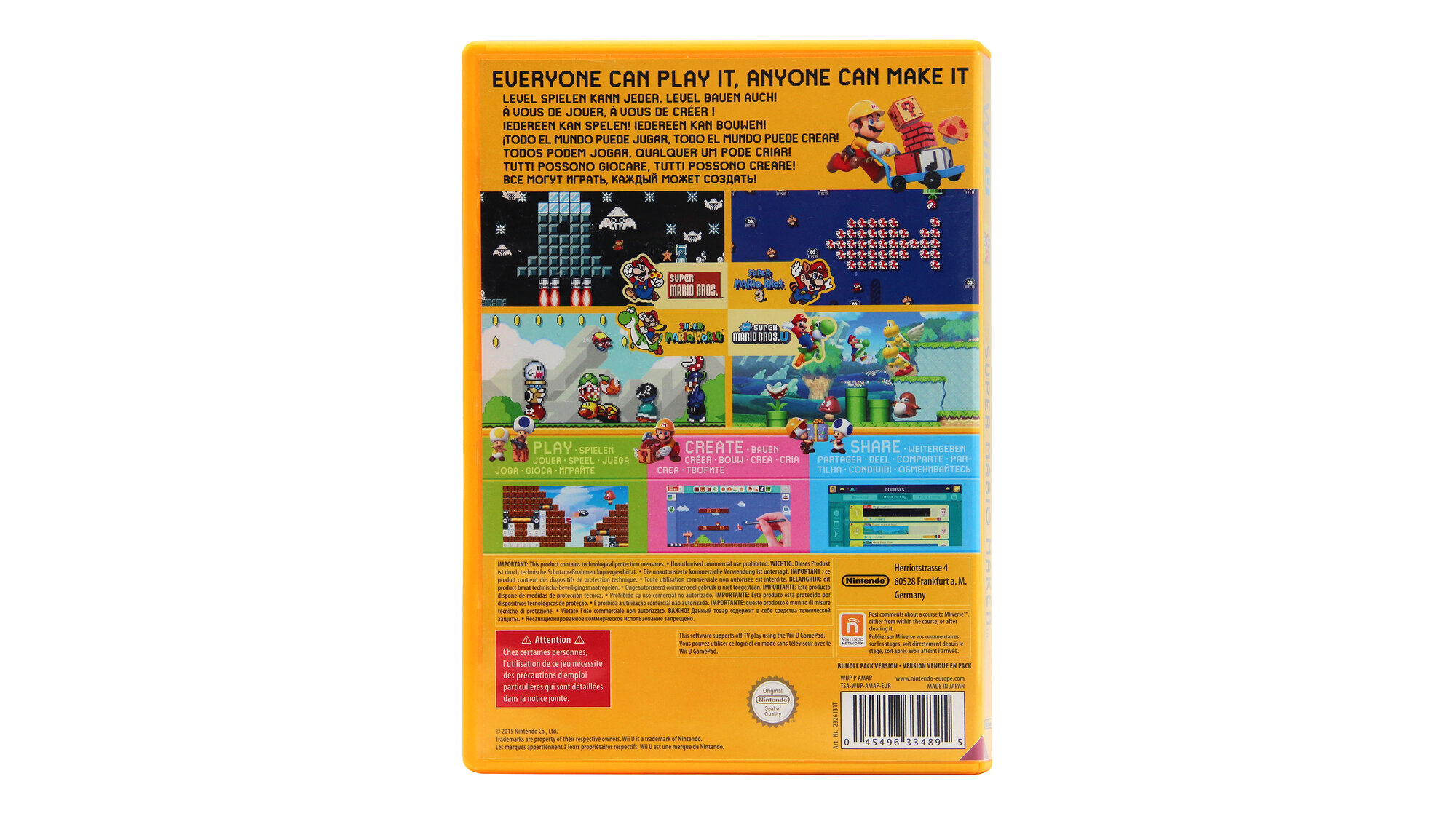 Super Mario Maker (Nintendo Wii U) — фото 1