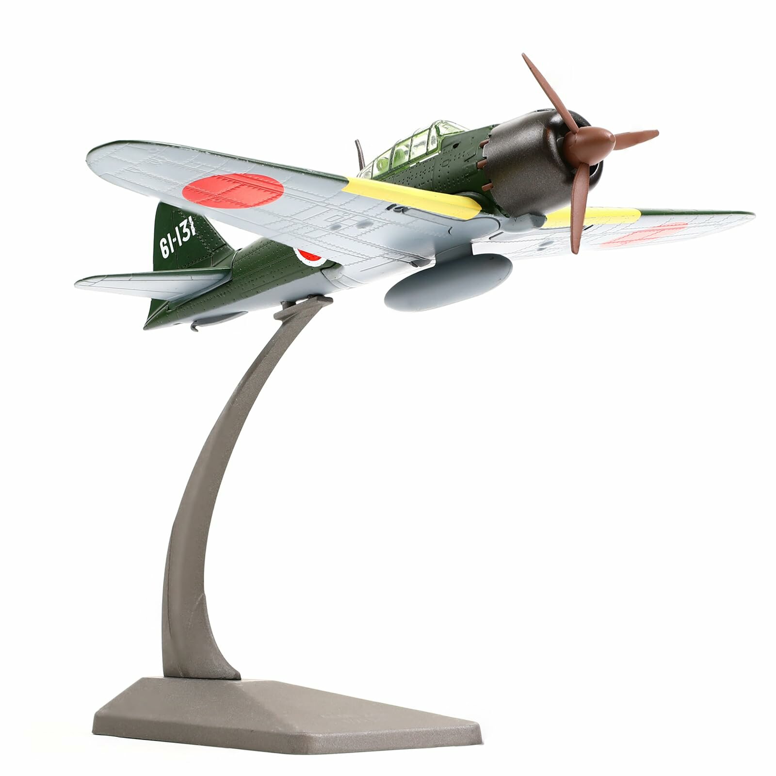 1 / 72 Mitsubishi A6M5 52Type Zero Diecast Metal Aircraft Model Kit JP WWII Vintage Fighter Модель самолета с подставкой для взрослых военных энтузиастов Коллекции или подарок (1945 A6M5)