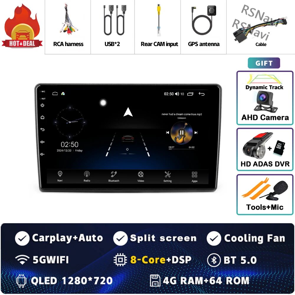 Android 15 Carplay Auto для Kia Ceed ED 2006 2007 2008-2012 Автомобильный радиоприемник Навигация GPS Видео 2 Din Стереоплеер 360 Камера DSP