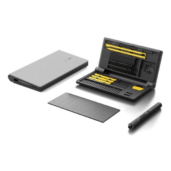Набор инструментов Hoto для точных работ Precision Screwdriver Kit Pro, чёрный, жёлтый, QWLSD012