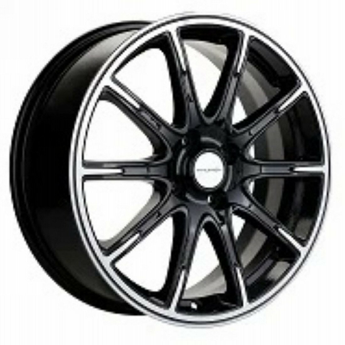 Колесный диск Khomen Wheels KHW1707 6,5x17 4x100 ET50 60,1 Black-FP литой для автомобиля