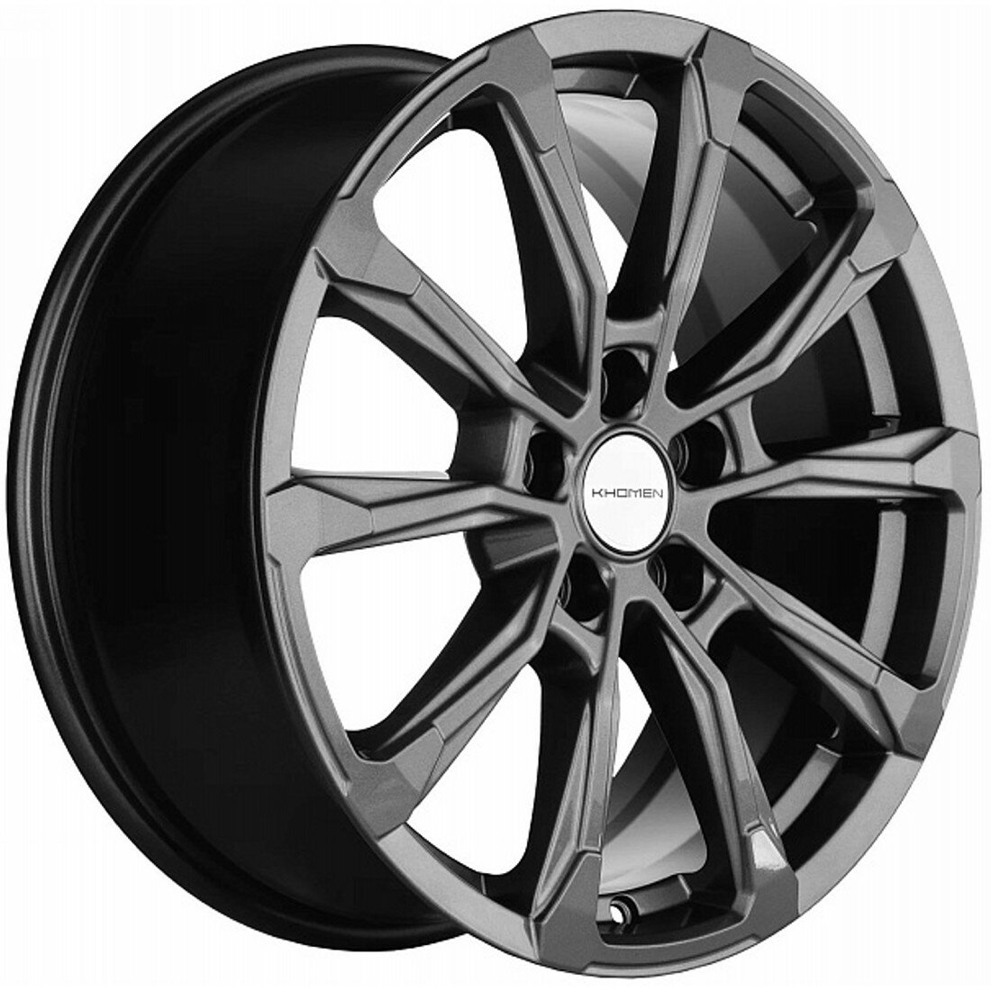 Колесный диск Khomen Wheels KHW1808 7,5x18 5x108 ET46 63,4 Gray литой для автомобиля