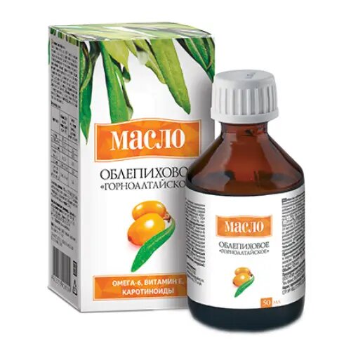 Масло облепиховое Горноалтайское фл 50 мл 1 шт