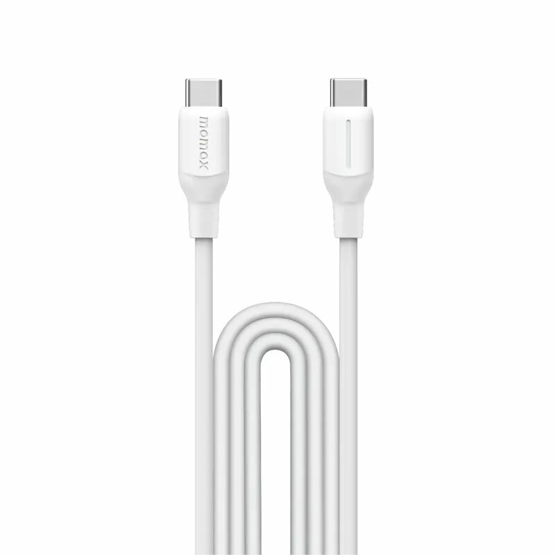 Кабель Momax 1-Link Flow CC X 60W USB-C Cable 1.2m - White