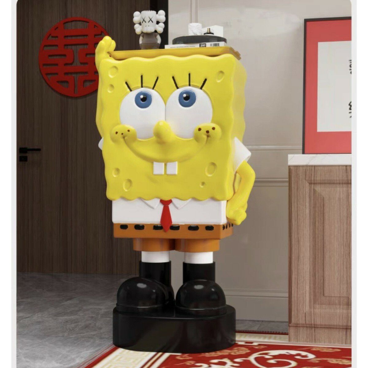 Кофейный интерьерный столик в виде героев мультфильма Cartoon SpongeBob (Спанч Боб)