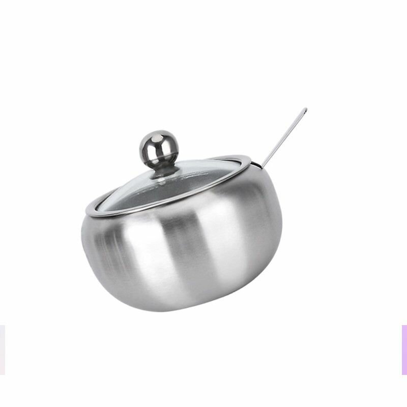 Солонка с крышкой, сахарница, банки для приправ, крышки и ложки, контейнеры для специй для дозатора