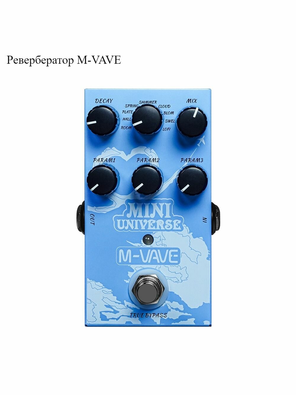 Ревербератор M-VAVE, синий