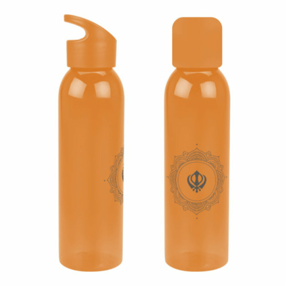 Бутылка для воды «Кундалини йога, йога, для йоги» (оранжевый)