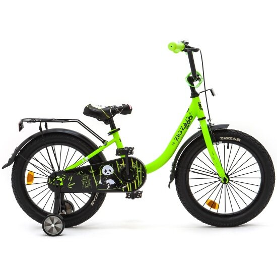 Детский велосипед Zigzag 18" ZOO зеленый