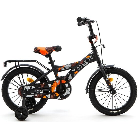 Детский велосипед Zigzag 16" HUNT Хаки оранжевый