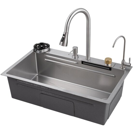 Кухонная мойка Savol многофункциональная S-SC003L, сатин