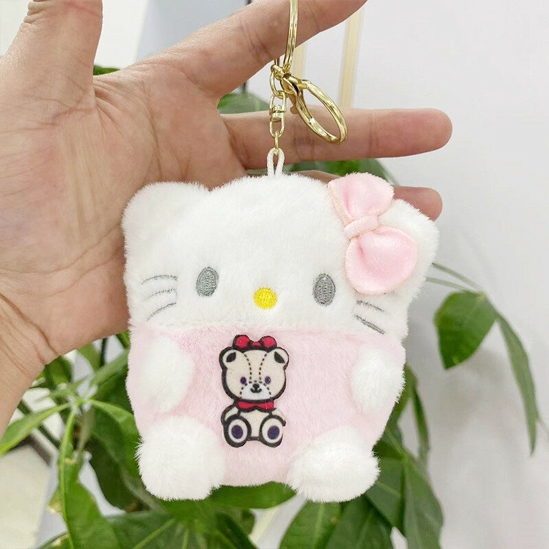 Kuromi мягкая игрушка с синтепоном милая брелок аксессуар розовый котик брелок
