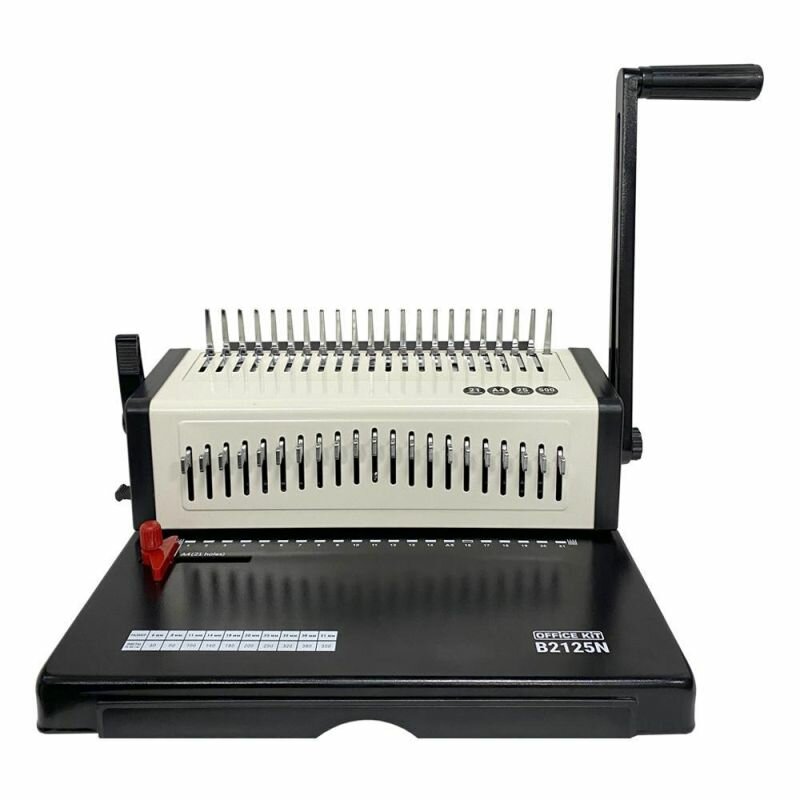 Брошюровщик Office Kit B2125N, А4, 25л./500л, пл. пруж